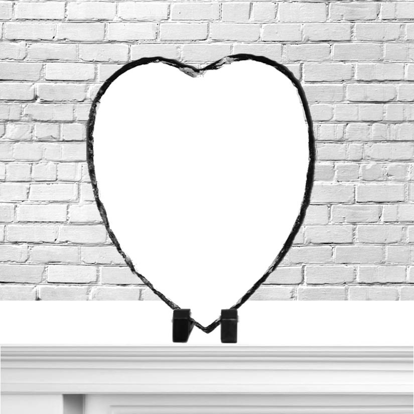 Rock Slate Large Heart » Canvas Hut